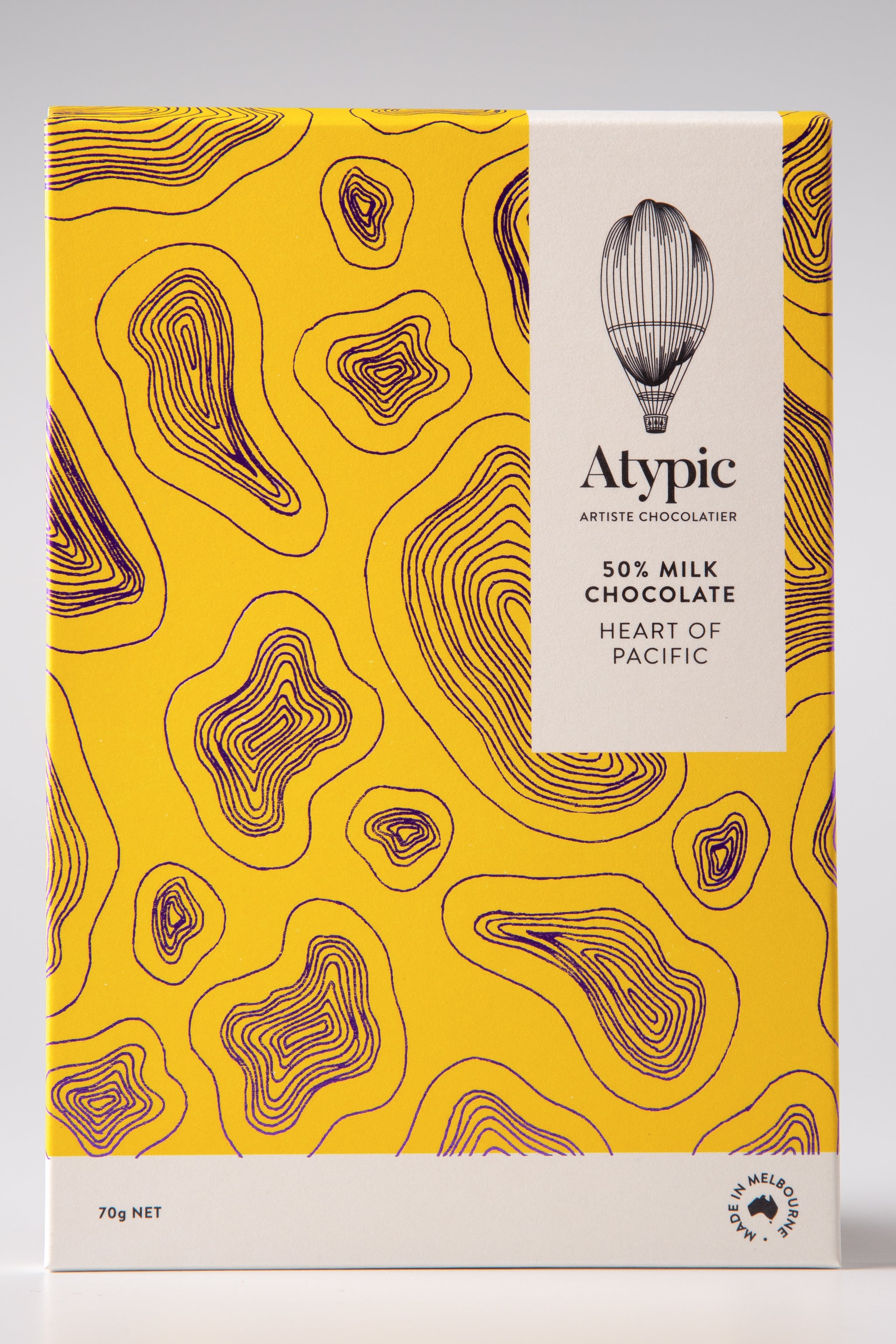 50% Milk Heart Of Pacific – Atypic Chocolate - Bean to Bar Chocolate ...