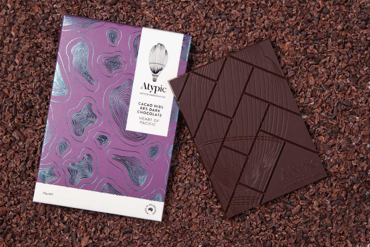 88% Dark Heart Of Pacific – Atypic Chocolate - Bean to Bar Chocolate ...